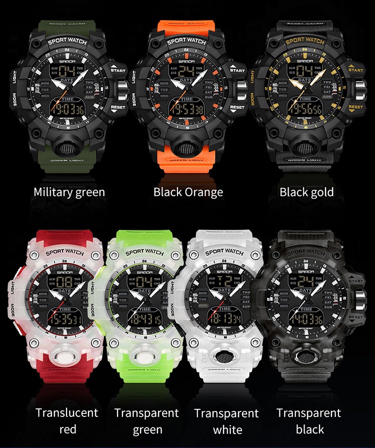 Sanda Military Industry Quality Trend Waterproof and Anti drop ...