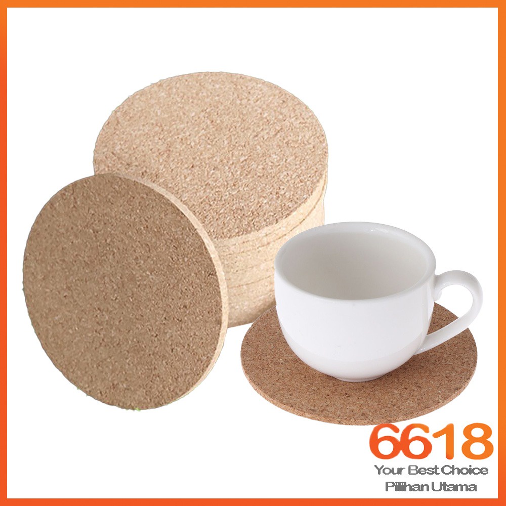 Alas Lapik Lekar Periuk Cawan Gabus Alas Cawan Natural Cork Pad Cup ...