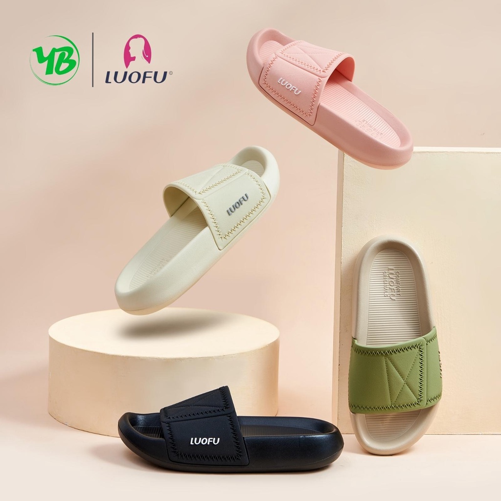 LUOFU Women Enhanced Sole Slides Slippers E7210-E01L | Shopee Malaysia