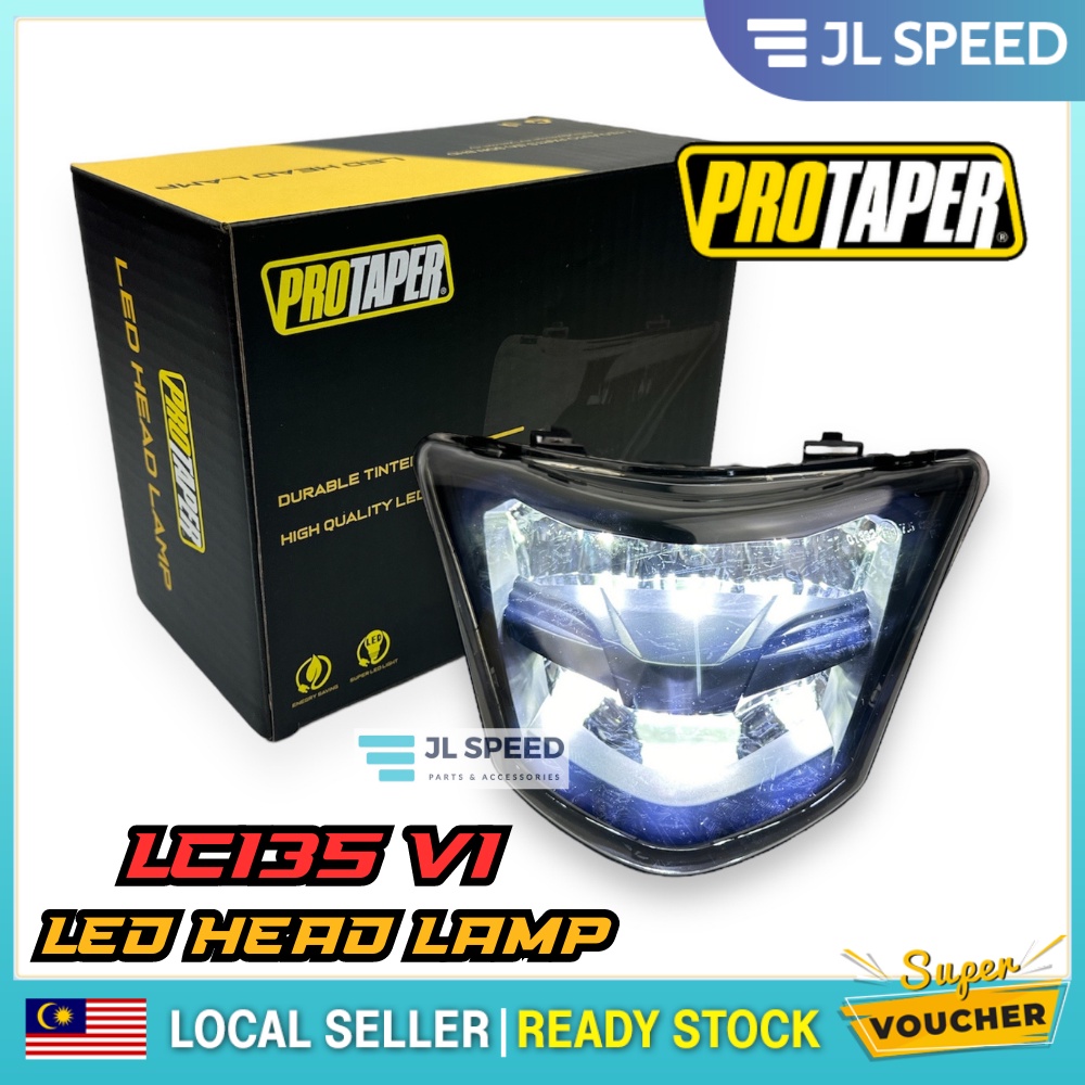 PROTAPER LC135 V1 HEAD LAMP LED LAMPU DEPAN HEAD LIGHT LED ORIGINAL PROTAPER MALAYSIA LC V1 LC ...