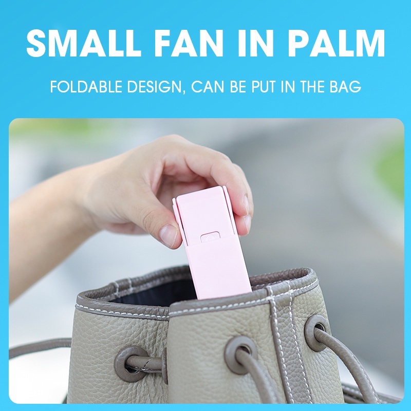 Mini Makeup Mirror Fan Hand-Free Hanging Neck Fans Quiet Portable ...