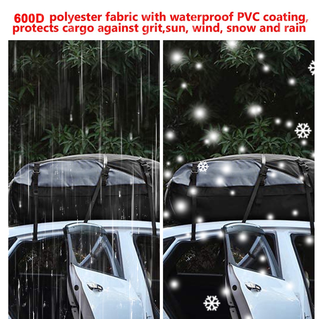 IDECO Car Roof Bag Rooftop Cargo Carrier Foldable Car Bag Waterproof ...