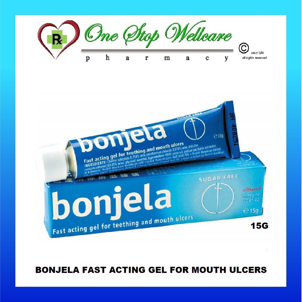 BONJELA FAST ACTING GEL FOR MOUTH ULCERS 15G (EXP:11/2026) | Shopee ...