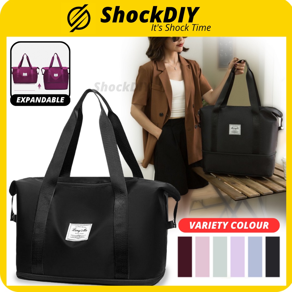 Foldable Bag Korean Style Bag Beg Travel Bag Travel Gym Bag Bag ...