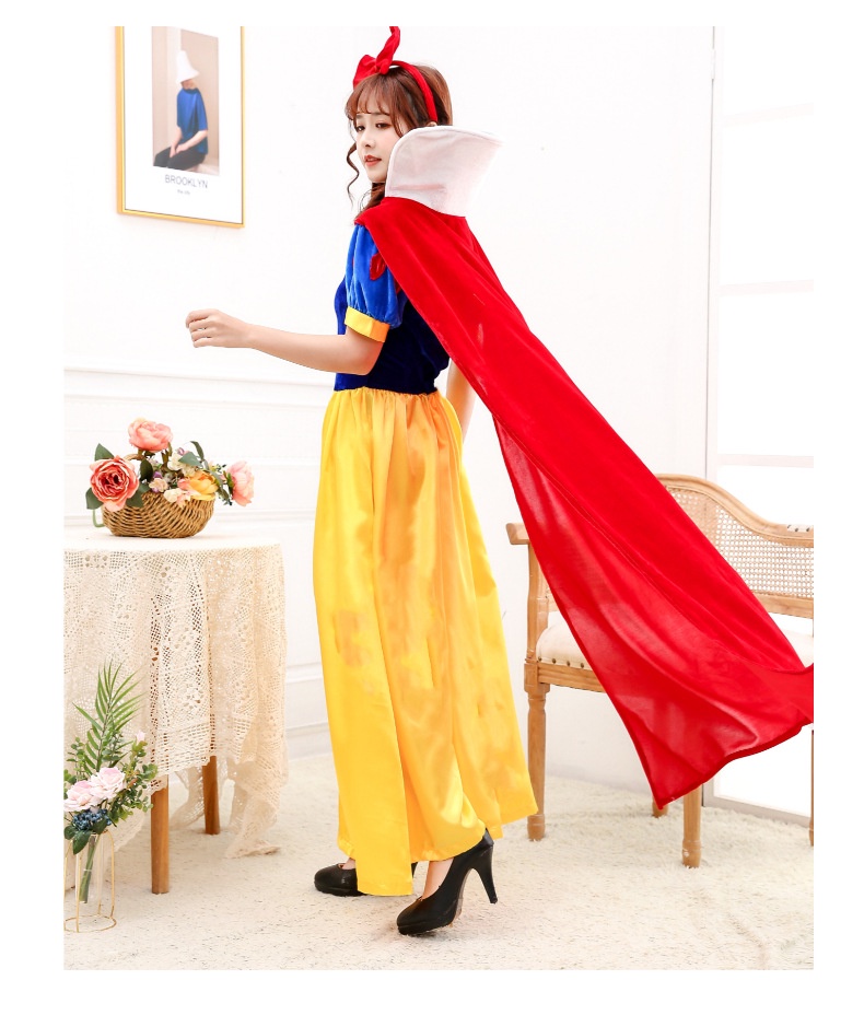 Adult Snowwhite Princess Dress Queen Costume Fairy Tale Character ...