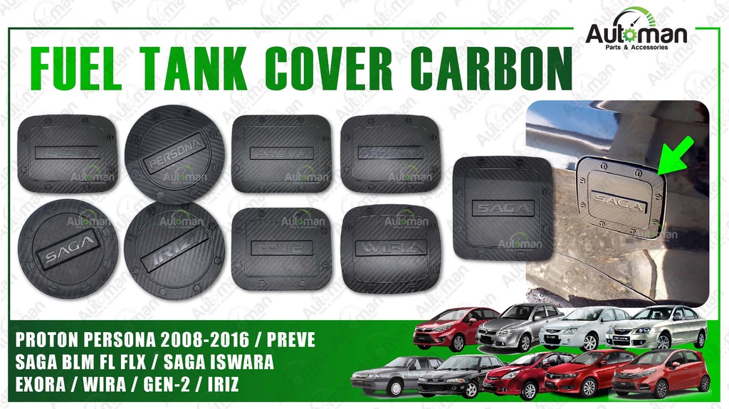 Fuel Tank Cover Fuel Cap Trim Proton Exora Saga BLM FLX Preve Wira Saga ...