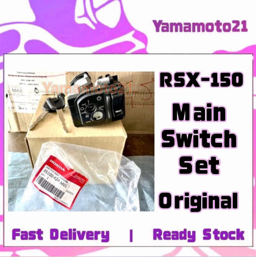RS-X RSX150 RS X RSX 150 Ignition Main Switch Full Set Local (35100-K2P ...