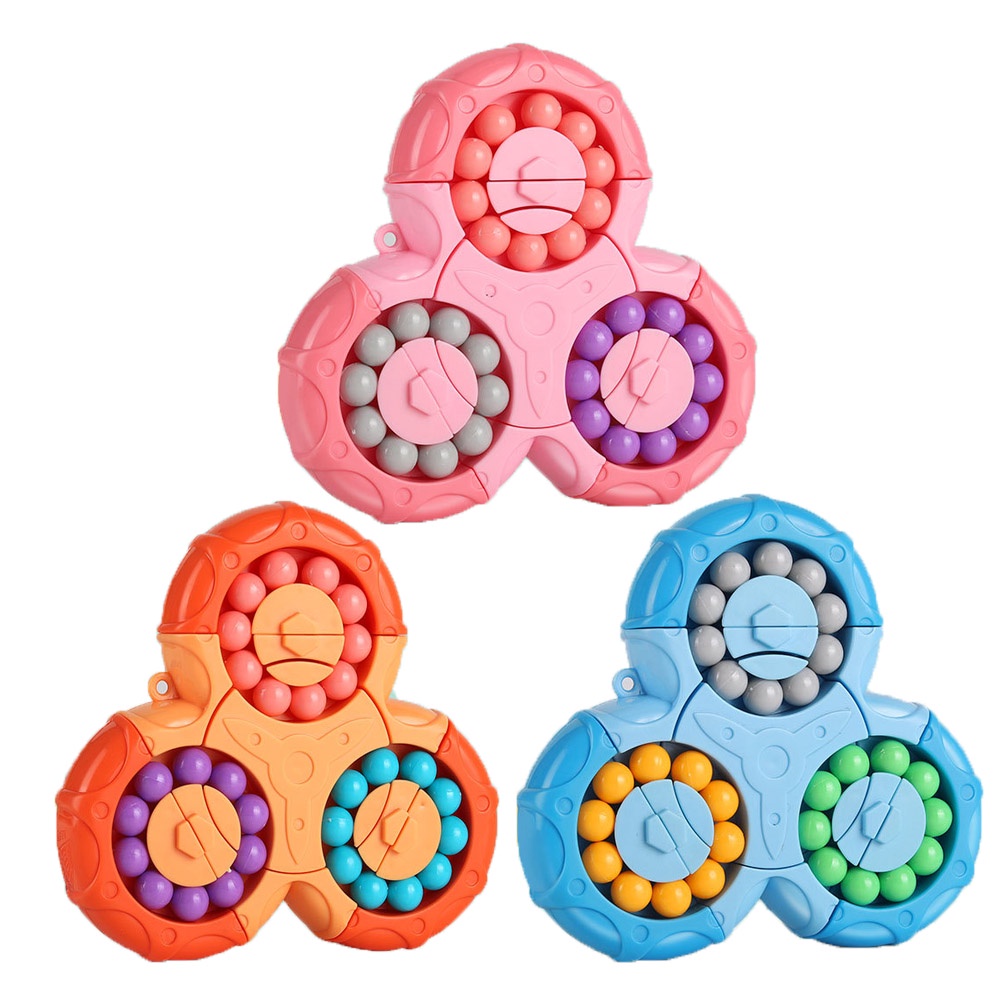 Magic Rotating Cube Creative Rotating Finger Cube Fidget Puzzle Toy ...