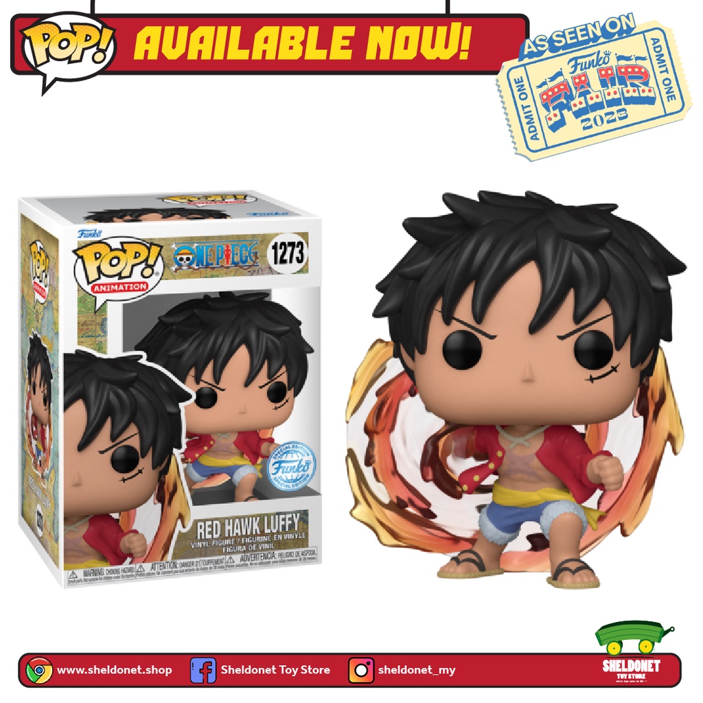 [IN-STOCK] Funko Pop! Animation: One Piece - Red Hawk Luffy [Exclusive ...