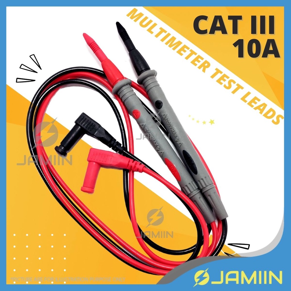 PAIR 10A CAT III 1000V Universal Digital Multimeter Multi Meter Test ...
