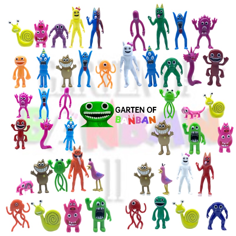 12pcs/set Garten of Banban Figures Toy Model Set Decoration Collection ...
