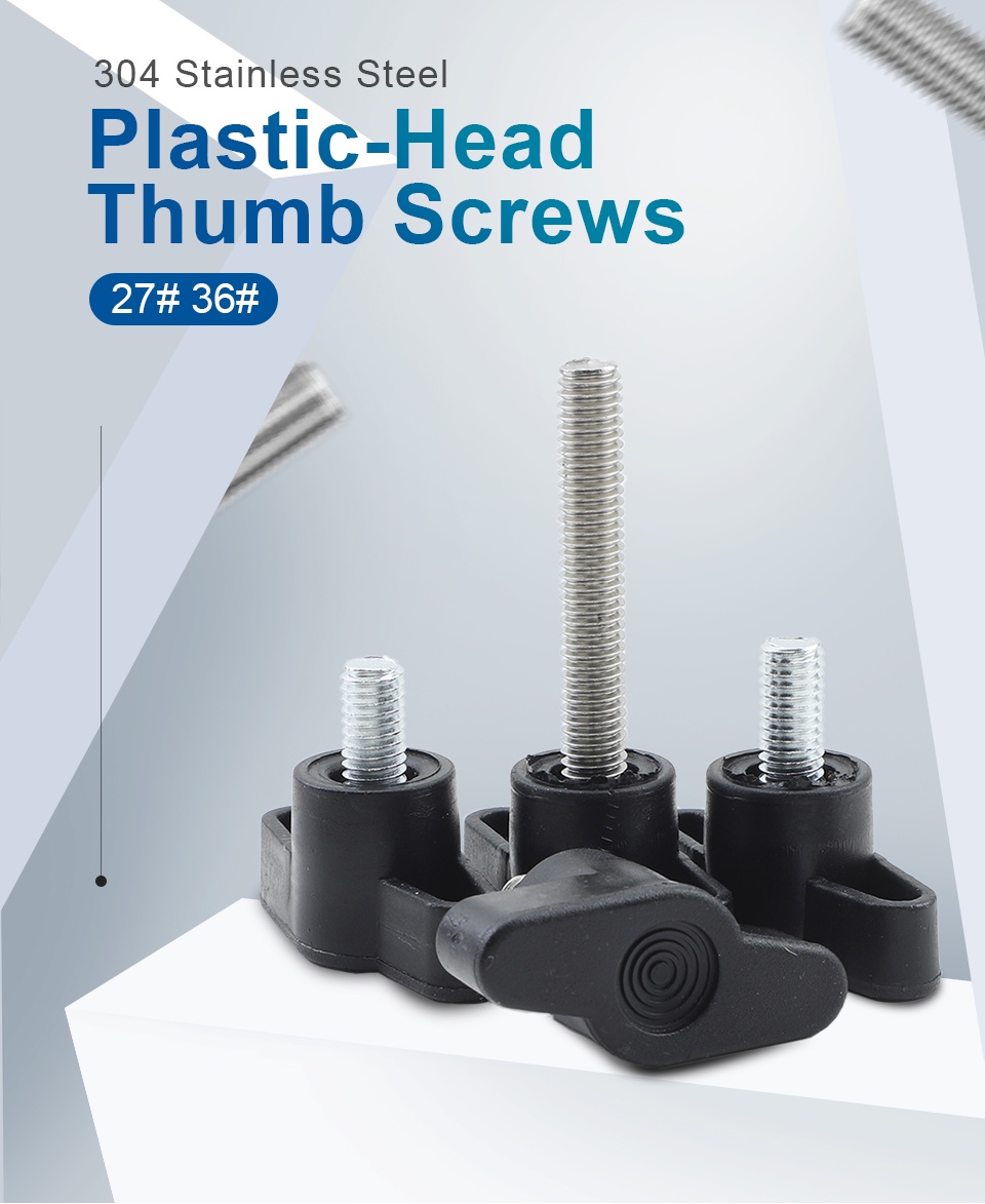 NINDEJIN Thumb Screws M5 M6 M8 Stainless Steel Z-Shaped Handle Screw ...