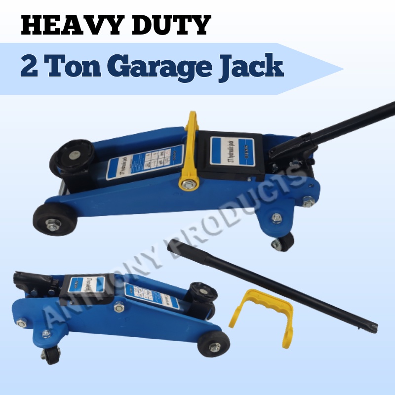 2 ton Garage Jack Floor Jack DIY Home Heavy Duty 2Tons Hydraulic Lift ...