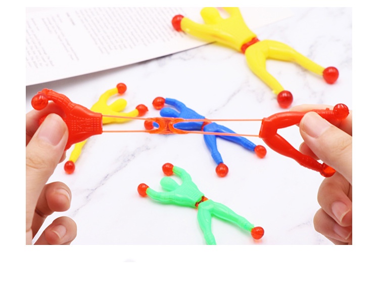 50pcs Funny Flexible Climb Men Sticky Wall Toy Kid Toys Climbing Flip ...