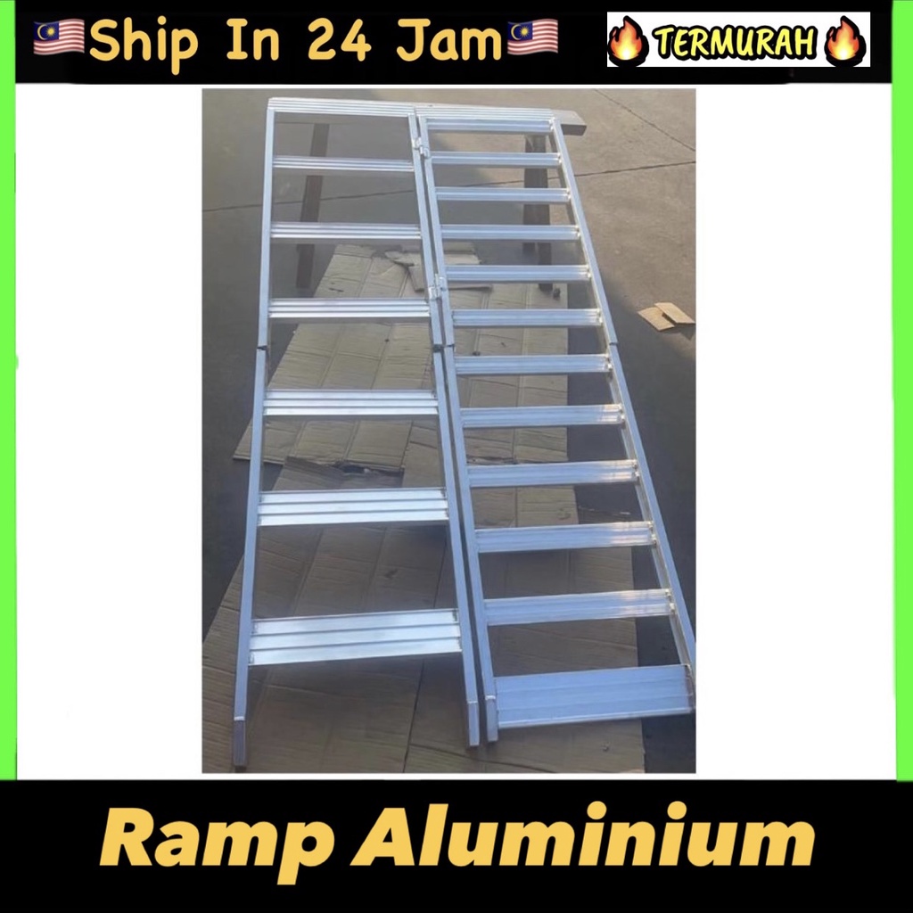 Ramp Ladder BIKE MOTORCYCLE TANGGA NAIK MOTOR 4x4 HILUX FORK RANGER ...