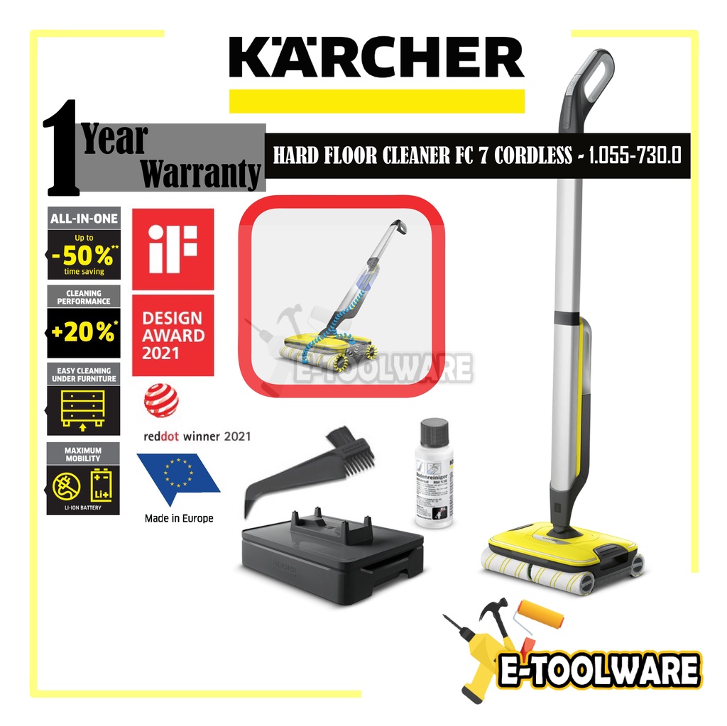 Karcher FC7 Cordless Hard Floor Cleaner | Shopee Malaysia