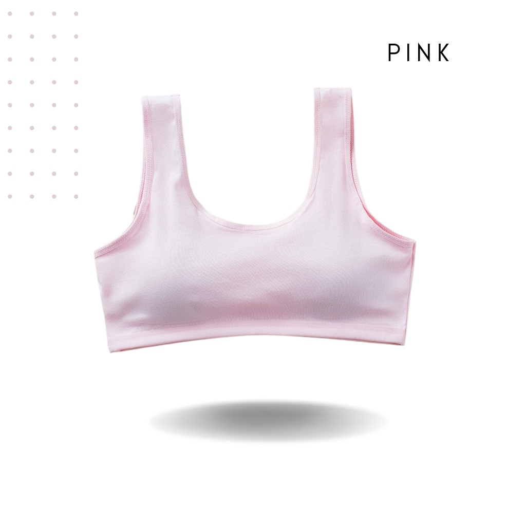Teenage Girl Cotton Training Bra Student Bra Padded Bra 💗Ready Stock💗 ...