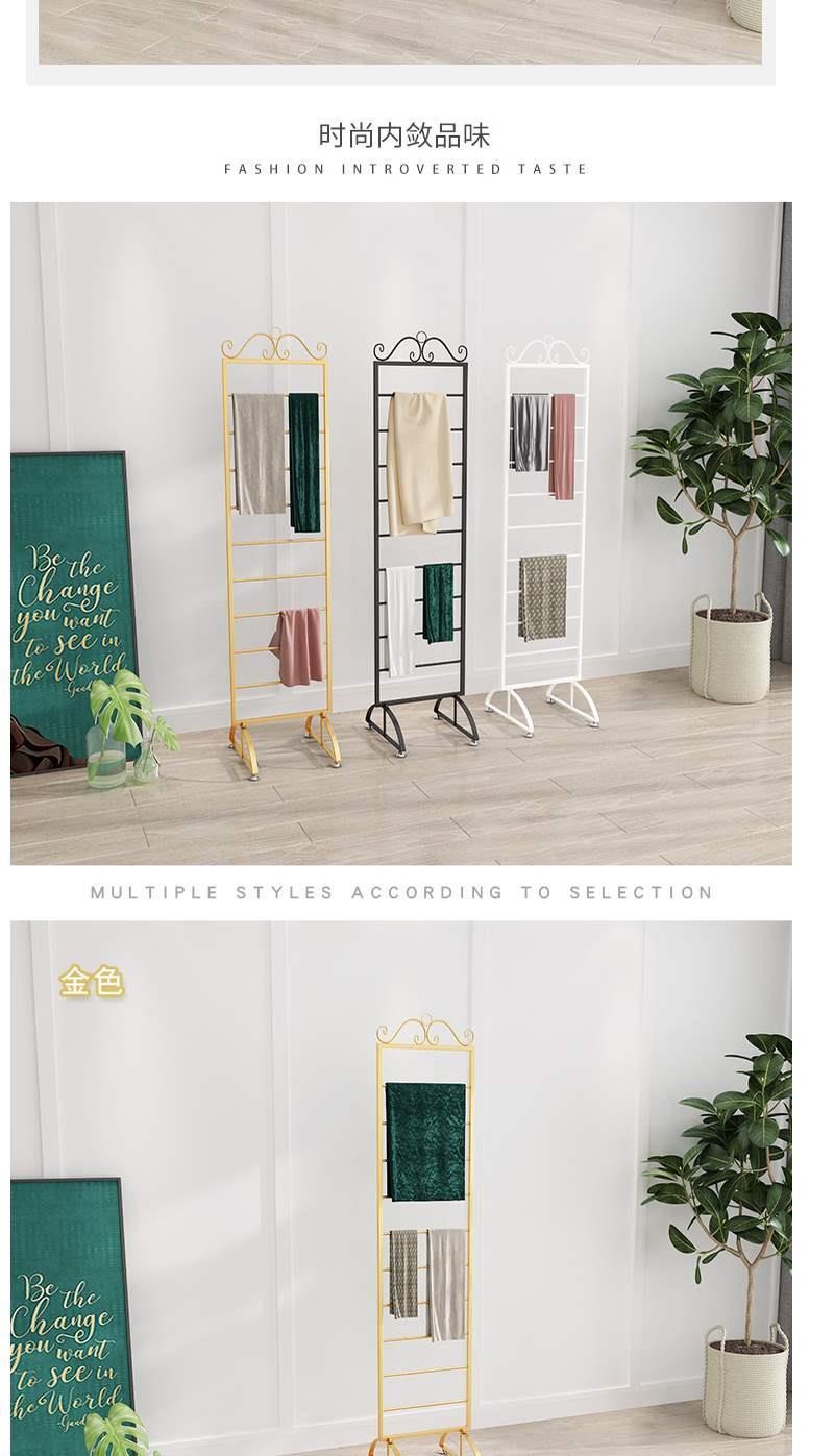 Display Stand Floor Scarf Rack Display Stand Stall Stand Golden Shawl ...