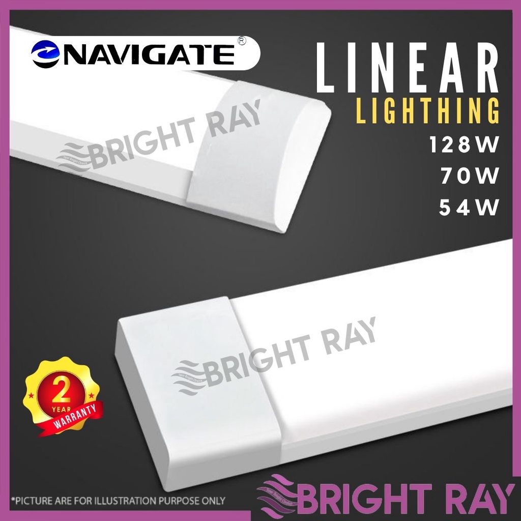 NAVIGATE LED Linear Light Batten Light Ceiling Surface Mounted LED Tube ...