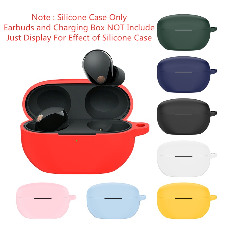 Soft Silicone Protective Case For Sony WF-1000XM5 Earphones Shells Anti ...