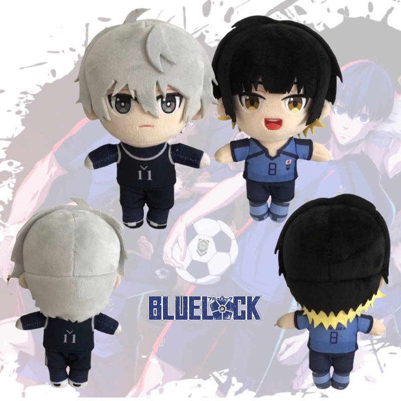 Hychumey Blue Lock Plush Doll Seishiro Nagi Bachira Meguru Stuffed Toy ...