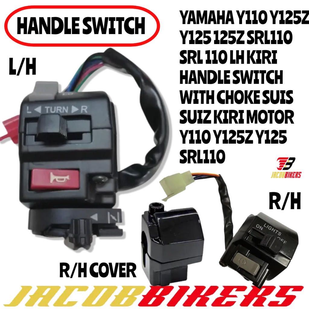 YAMAHA Y110 Y125Z Y125 SRL110 SLR115 Y110 Y125Z Y125 SRL110 SWITCH HORN SWITCH LEFT HAND SWITCH ...