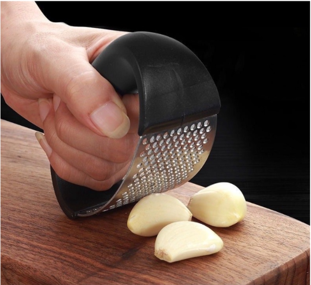 DC Garlic Press Stainless Steel Garlic Masher Chopping Manual Garlic ...