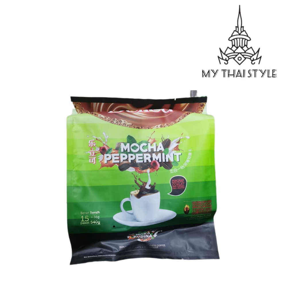Delica Mocha Peppermint White Coffee 15 x 36g KOPI PUTIH | Shopee Malaysia