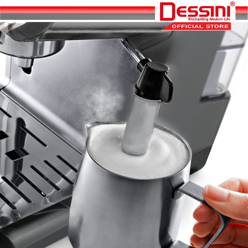 DESSINI ITALY 20 Bar 1.75L Espresso Coffee Maker Brew Froth Cappuccino ...