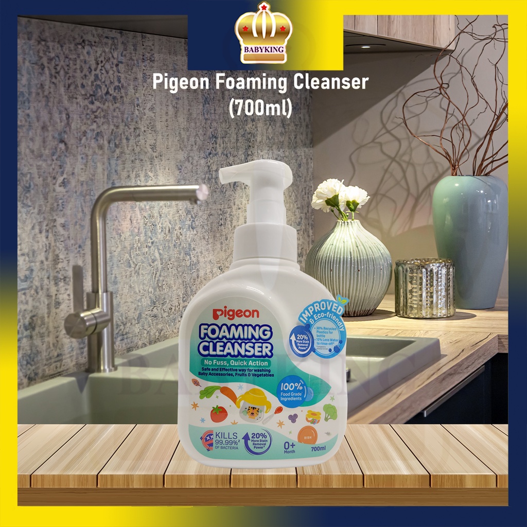 Original Pigeon Liquid Cleanser Foam Type Foaming Cleanser Bottle Wash ...
