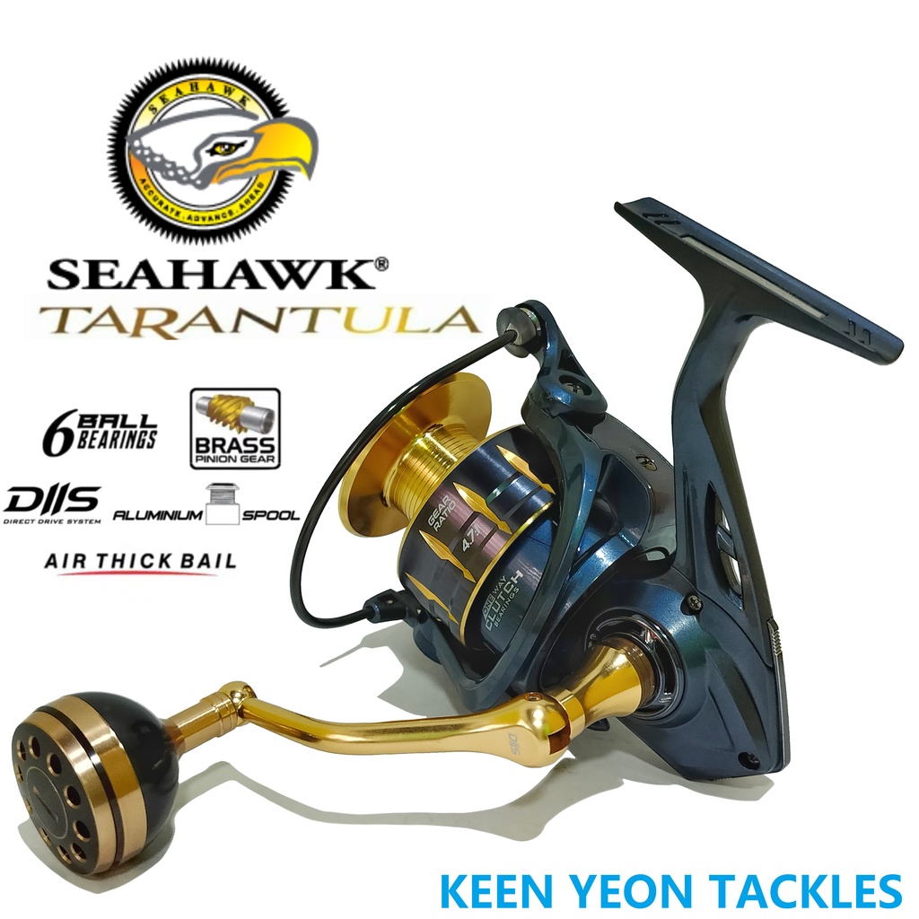 SEAHAWK TARANTULA FISHING REEL ( SPINNING ) | Shopee Malaysia