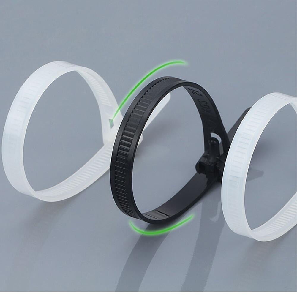 20 Pieces Reusable Zip Ties Heavy Duty No Hurt Removable Cable Ties ...