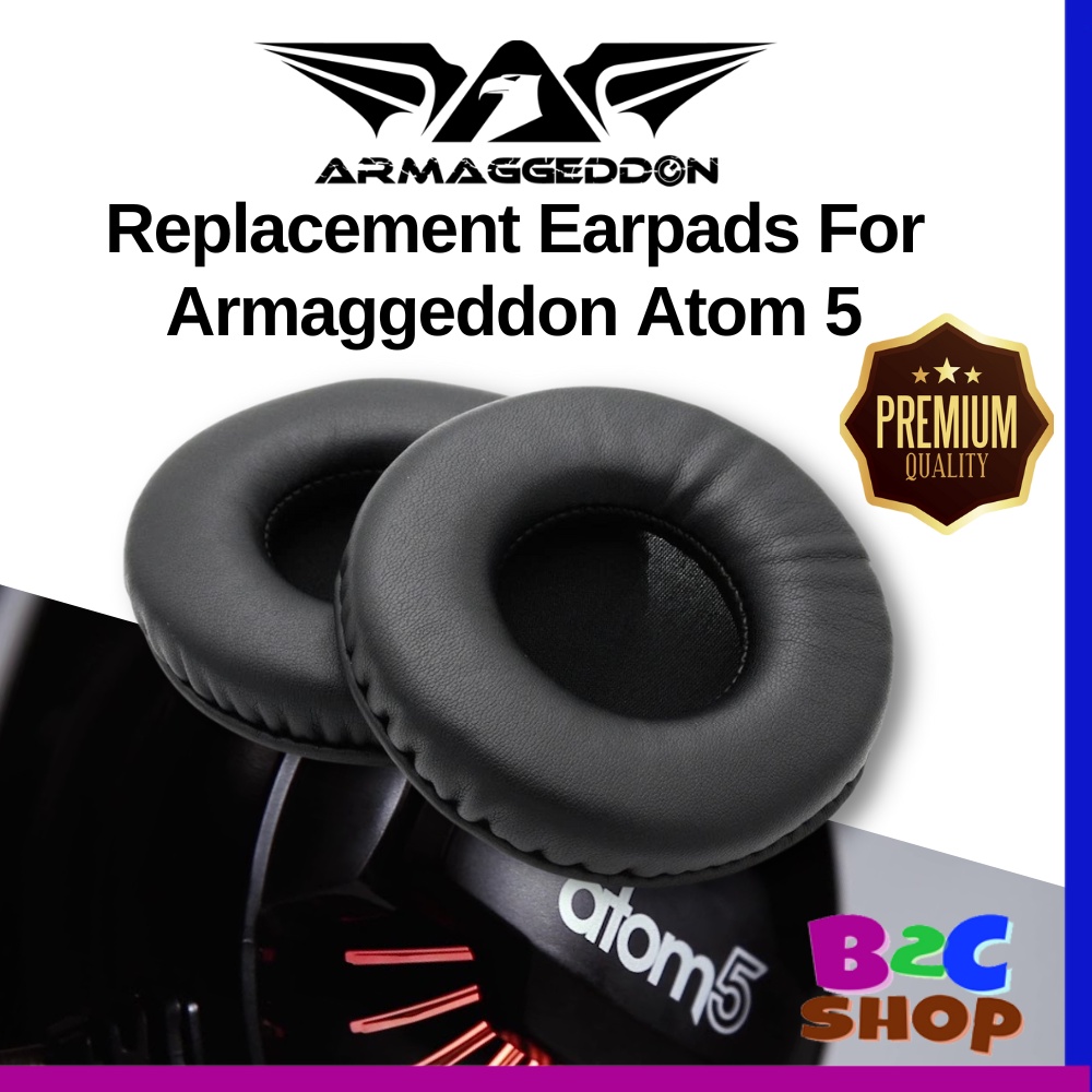 🔥𝗥𝗘𝗔𝗗𝗬 𝗦𝗧𝗢𝗖𝗞 🔥 1Pair Armaggeddon Atom 5 / Atom5 Replacement Ear Pads ...