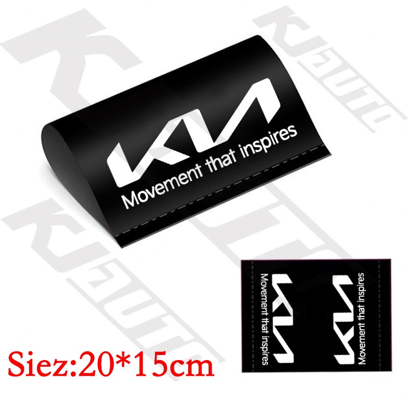 NEW KIA Car Sticker Wash Label Style Trunk Door Decals PVC Auto ...