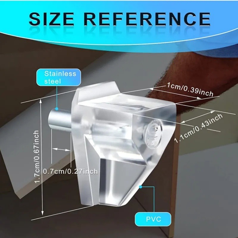 1 Set Stainless Steel Corner Code Partition Bracket - Furniture L ...