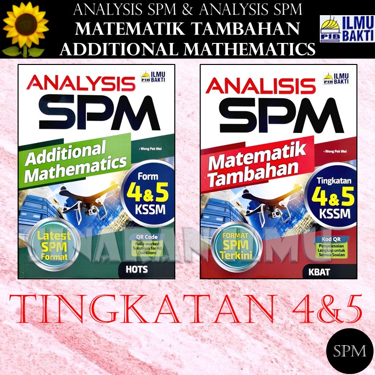 (SI)2023 ANALISIS SPM MATEMATIK TAMBAHAN TINGKATAN 4.5/ ANALYSIS SPM ...