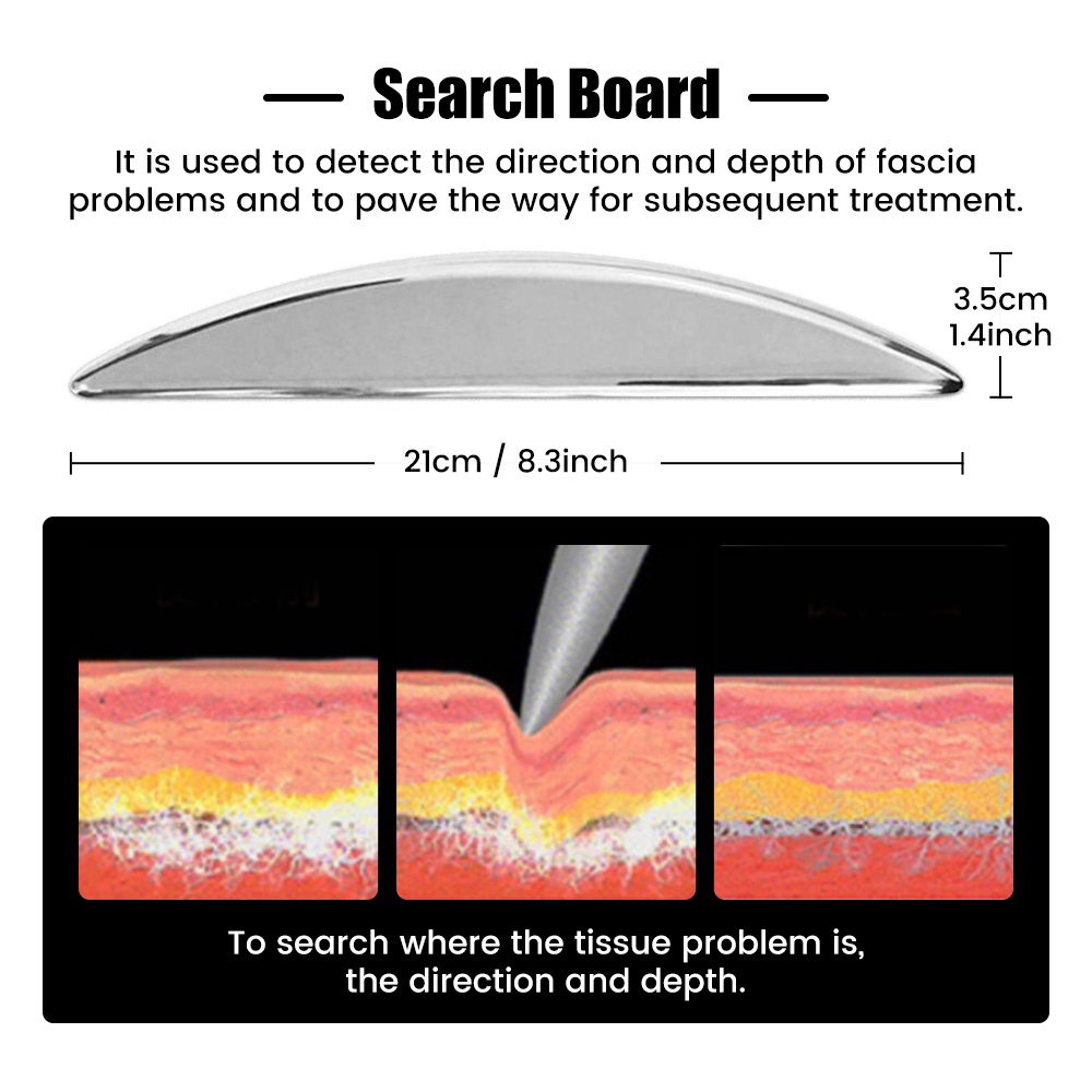 Salorie IASTM Therapy Massage Tools Deep Tissue Massage Fascia Recovery ...