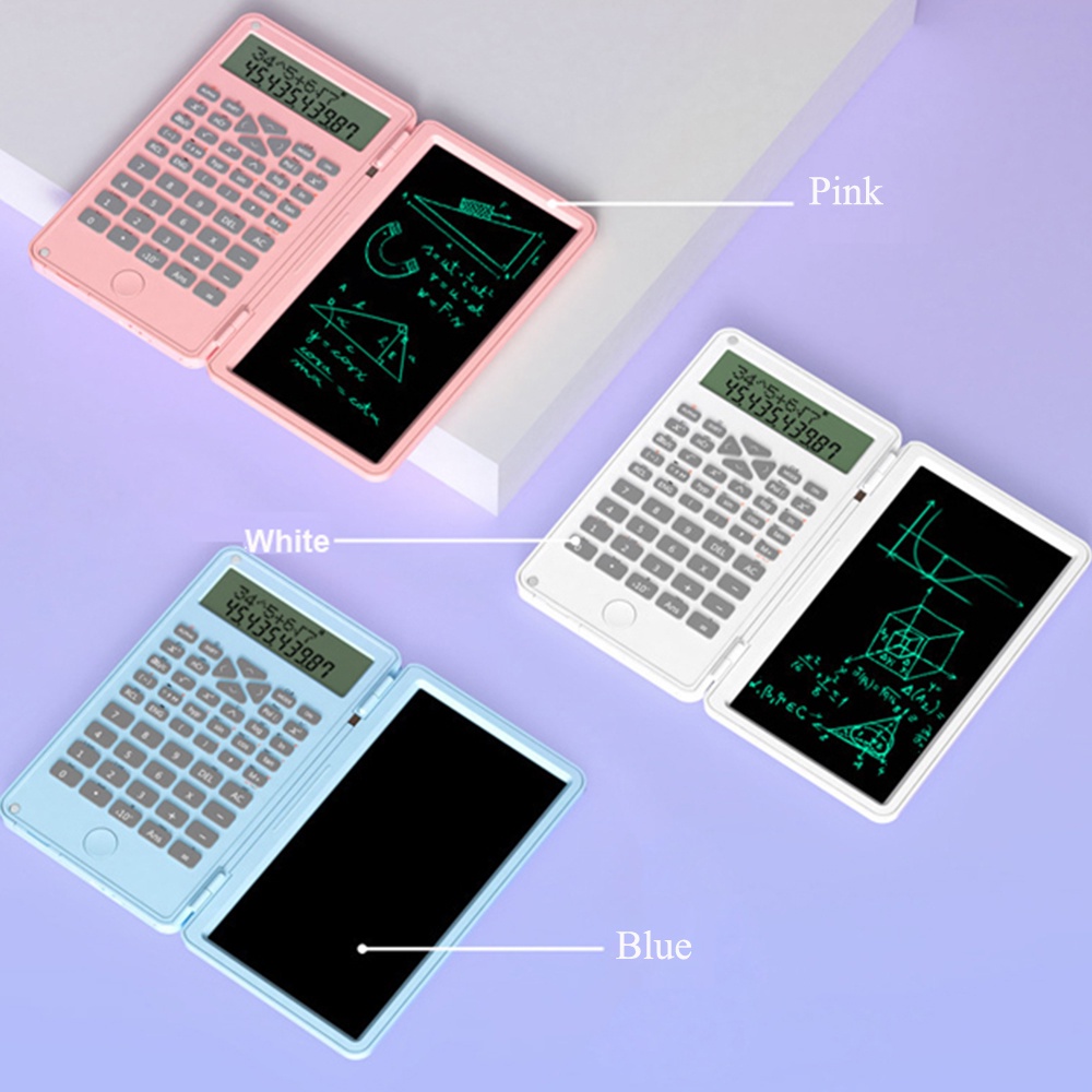 Scientific Calculator with Writing Pad 6 Inch LCD Screen Foldable ...