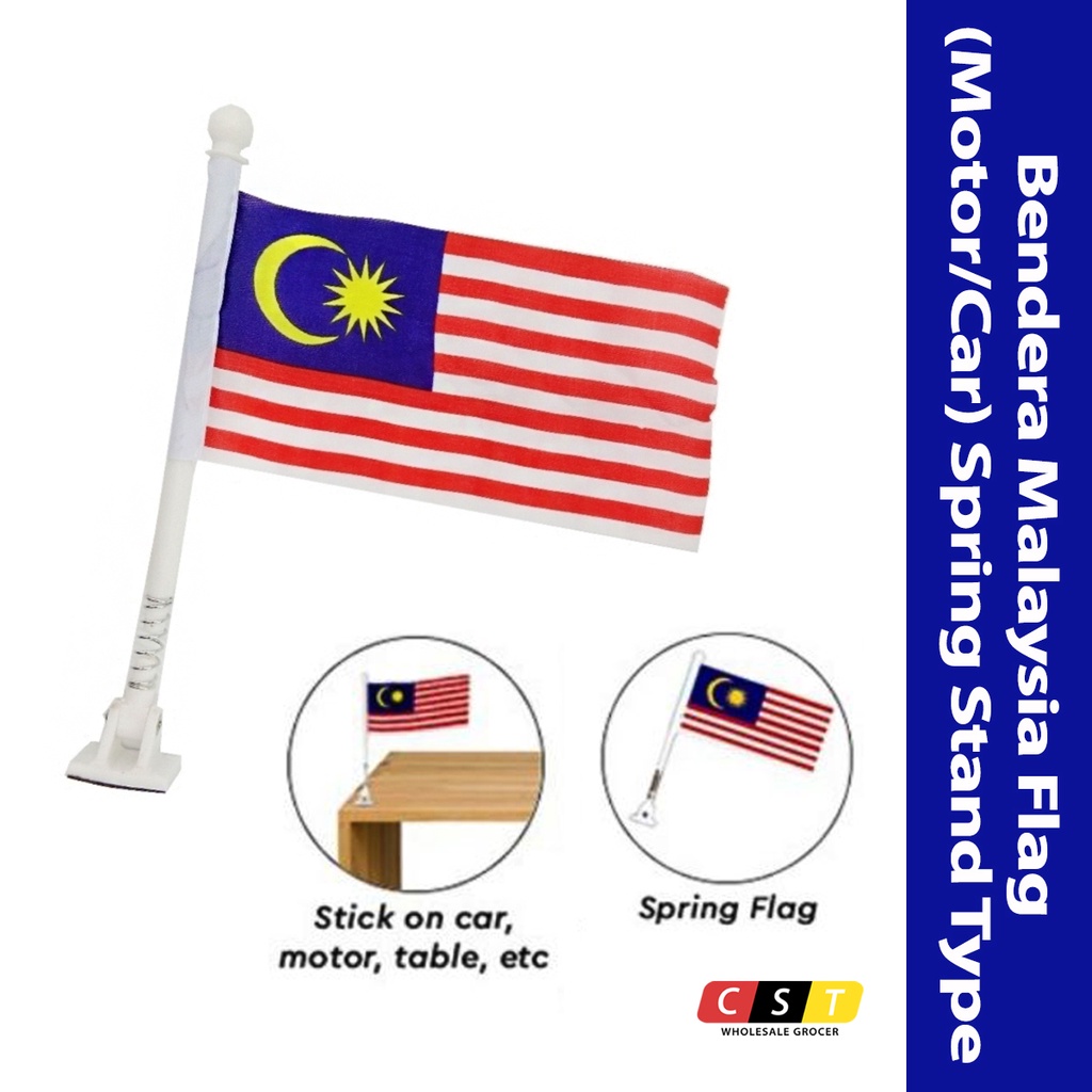 Bendera Malaysia Flag Spring Stand Type (Motor/Car) | Shopee Malaysia