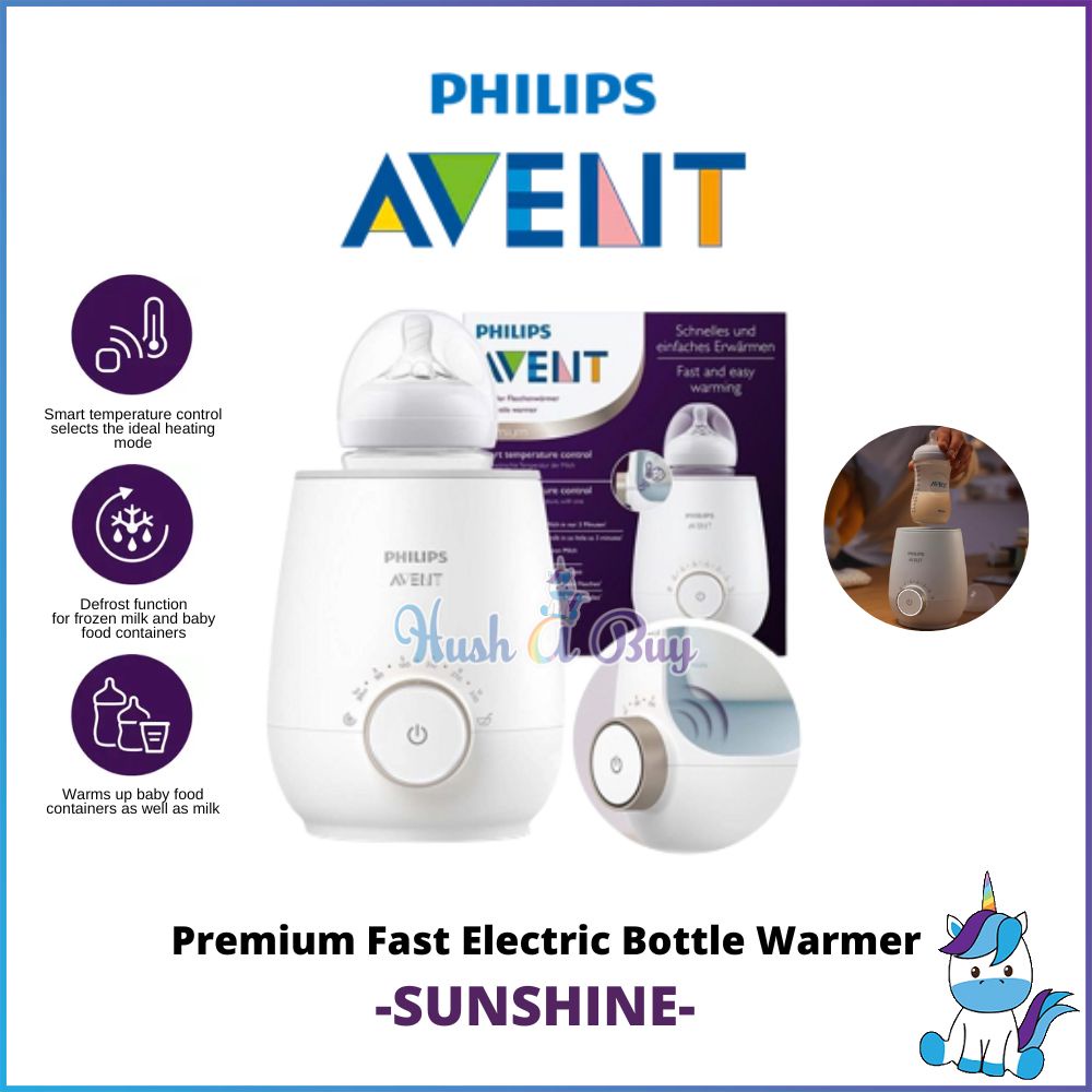 Pemanas Botol Elektrik Cepat Premium Philips Avent (Cahaya matahari ...