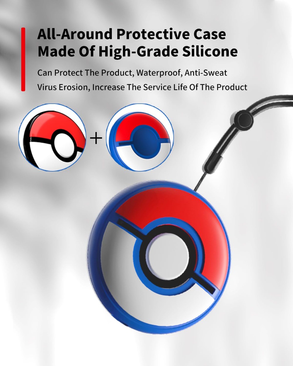Protective Case For Nintendo Pokemon GO Plus+ 2023 Soft Silicone Cover ...