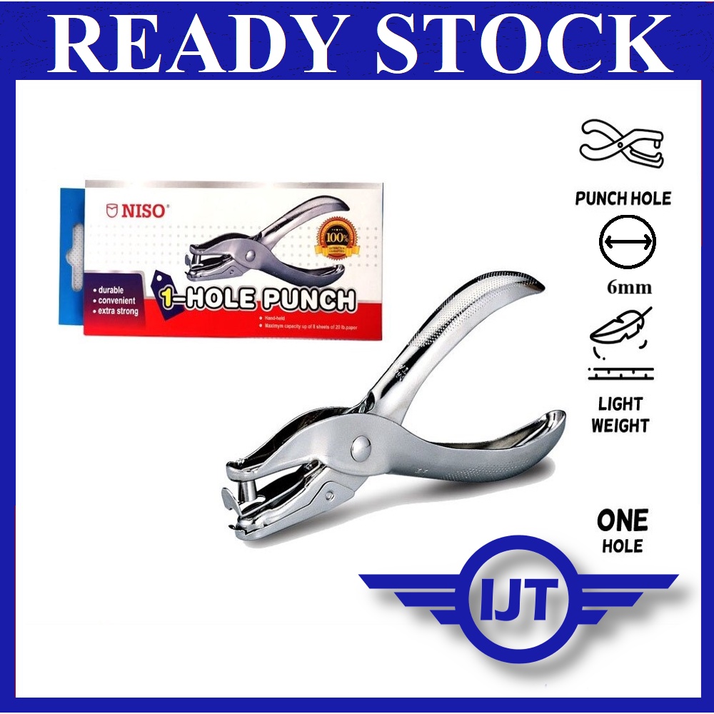 Niso NS1101 One Hole Punch / One Hole Puncher / Penebuk Satu Lubang ...