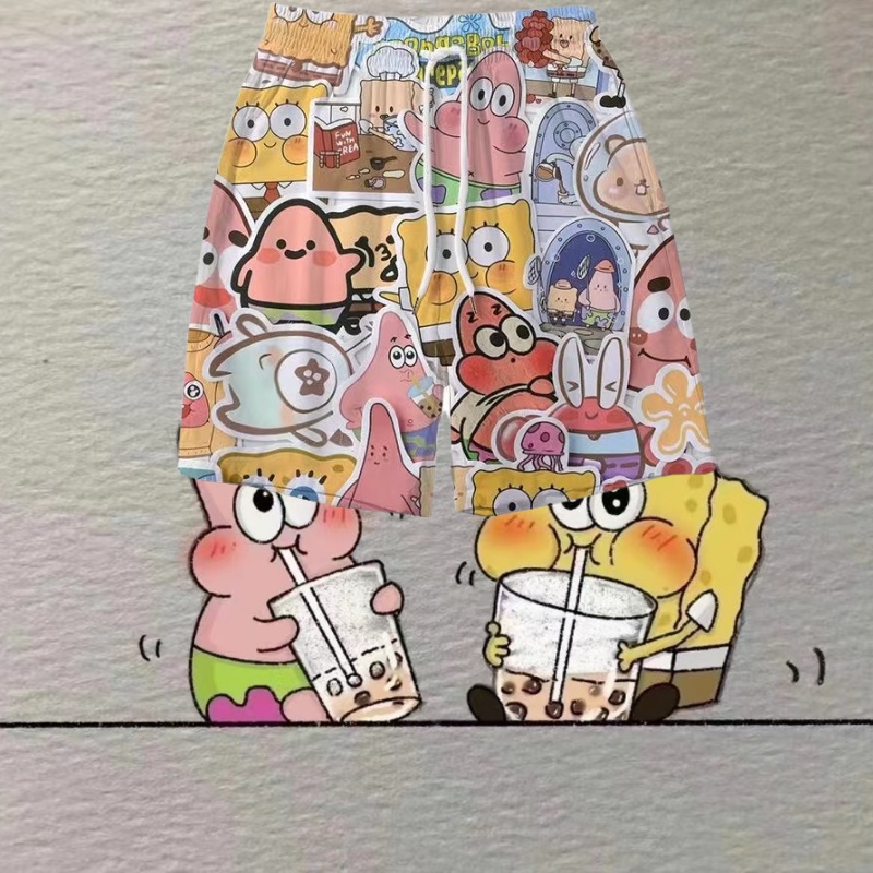 M-5XL Unisex Patrick Pants Patrick Star and SpongeBob Summer Beach ...