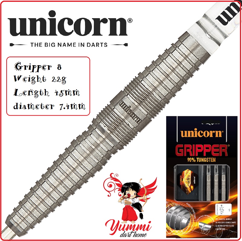 Unicorn Steel Tip Dart - Gripper 8 (22G) | Shopee Malaysia