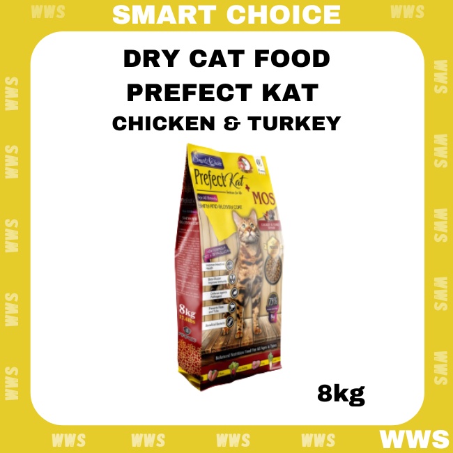 Smart Choice Prefect Kat Dry Cat Food # Chicken & Turkey # All Breed ...