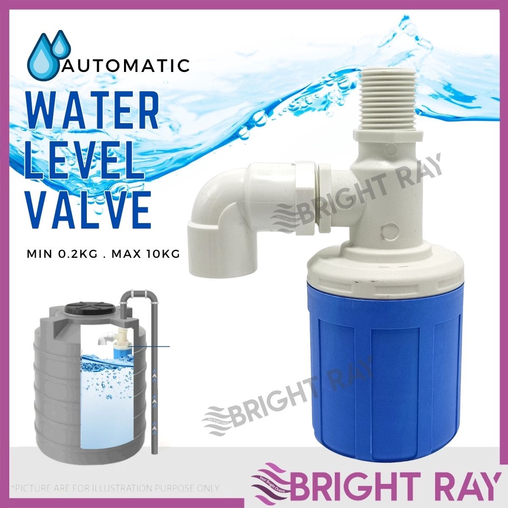 AUTOMATIC Liquid Level Valve Top & Side Inlet Mount Inside 1/2'' Water ...