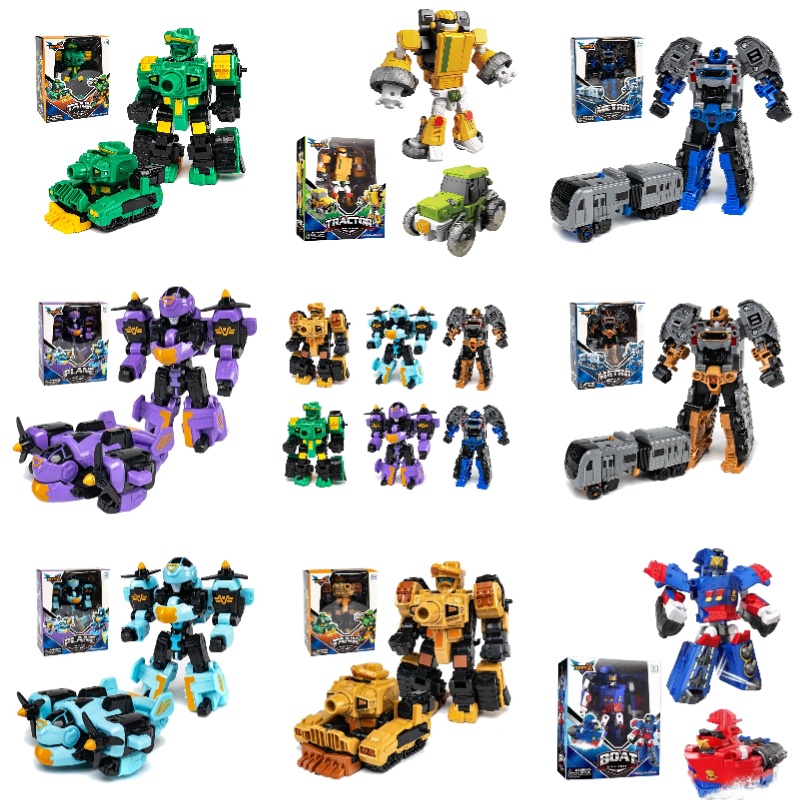 Battle And Tank Fighter Jet Model Transforming Robot Mech Toy ...