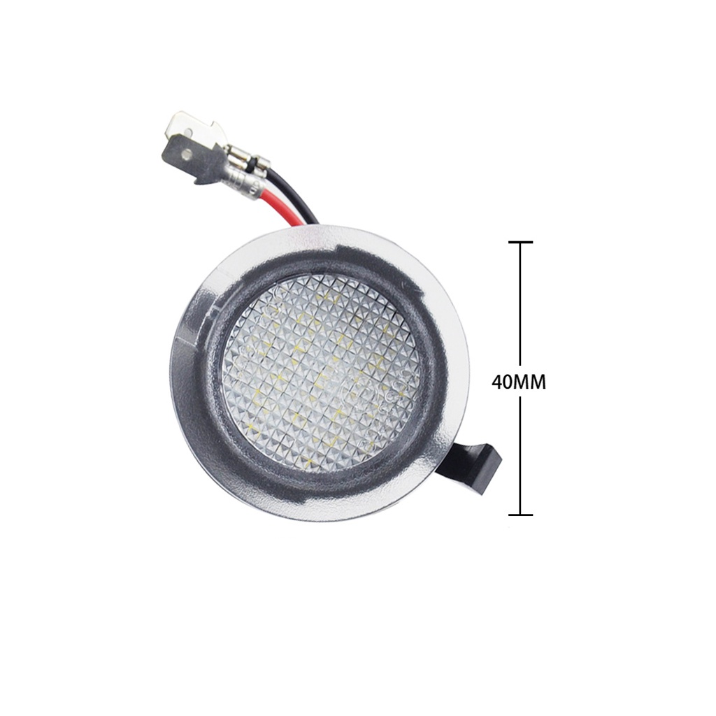2pcs car side under mirror lamps LED Puddle Light For Ford Taurus ...