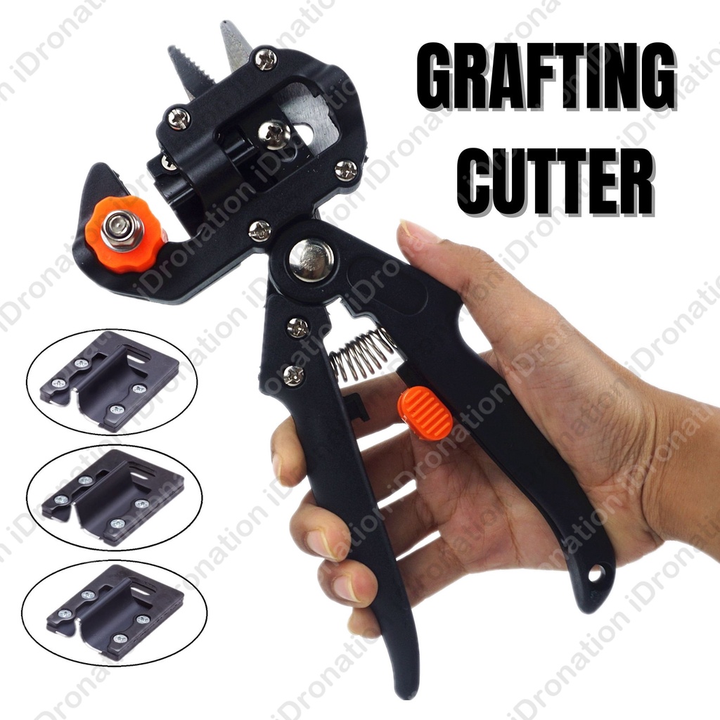 Grafting Shear Pruner Scissor Grafter Cutting Set Kit Tool Alat Cutter ...