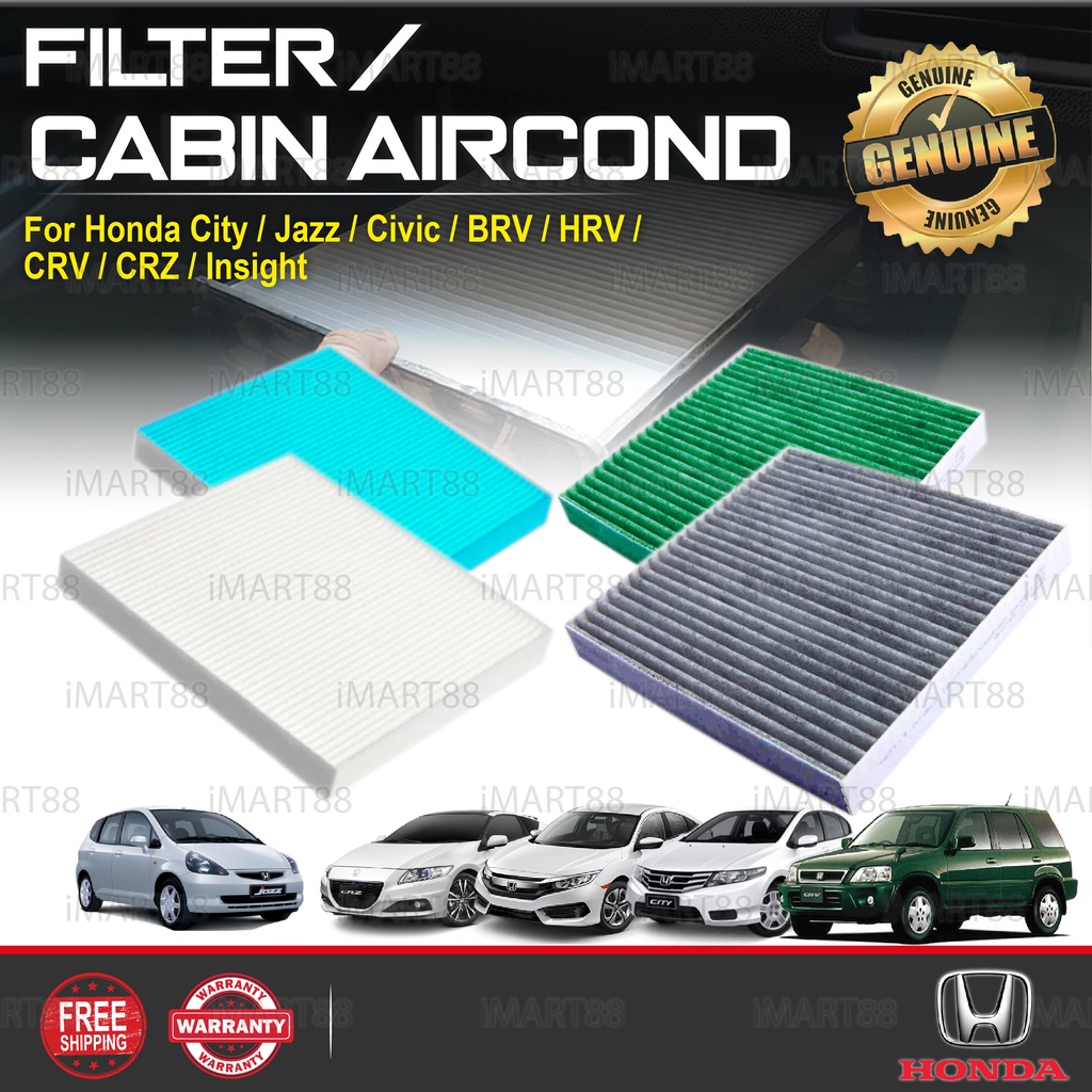 CABIN AIRCOND FILTER CARBON PM2.5 HONDA CITY T9A JAZZ TF0 CRZ HRV BRV ...